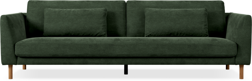 Willow 4-sits soffa, hel dyna, fast klädsel | Mio