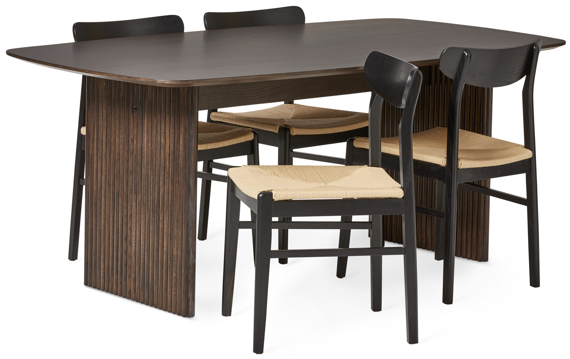 Cord Matgrupp med 4 stolar Ida | Mio