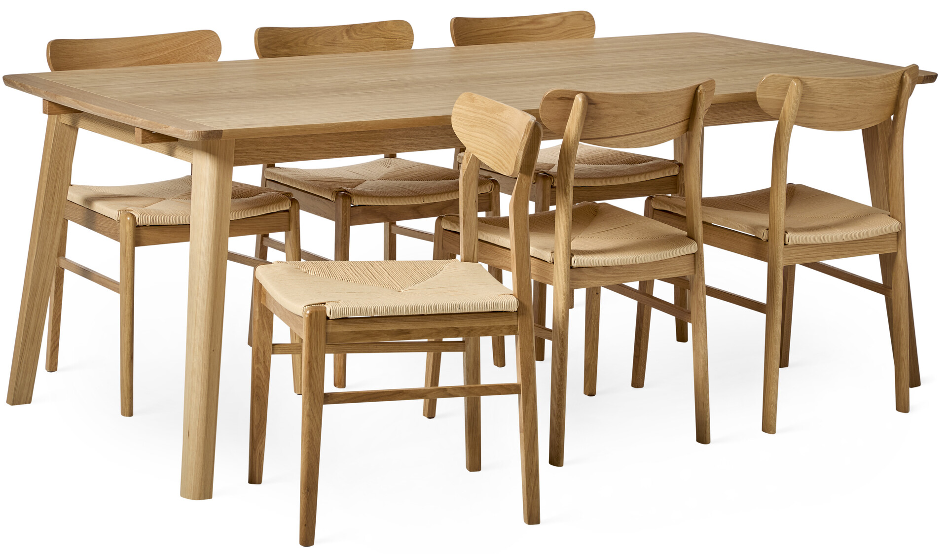 Vilgot Matgrupp med 6 stolar Ida | Mio