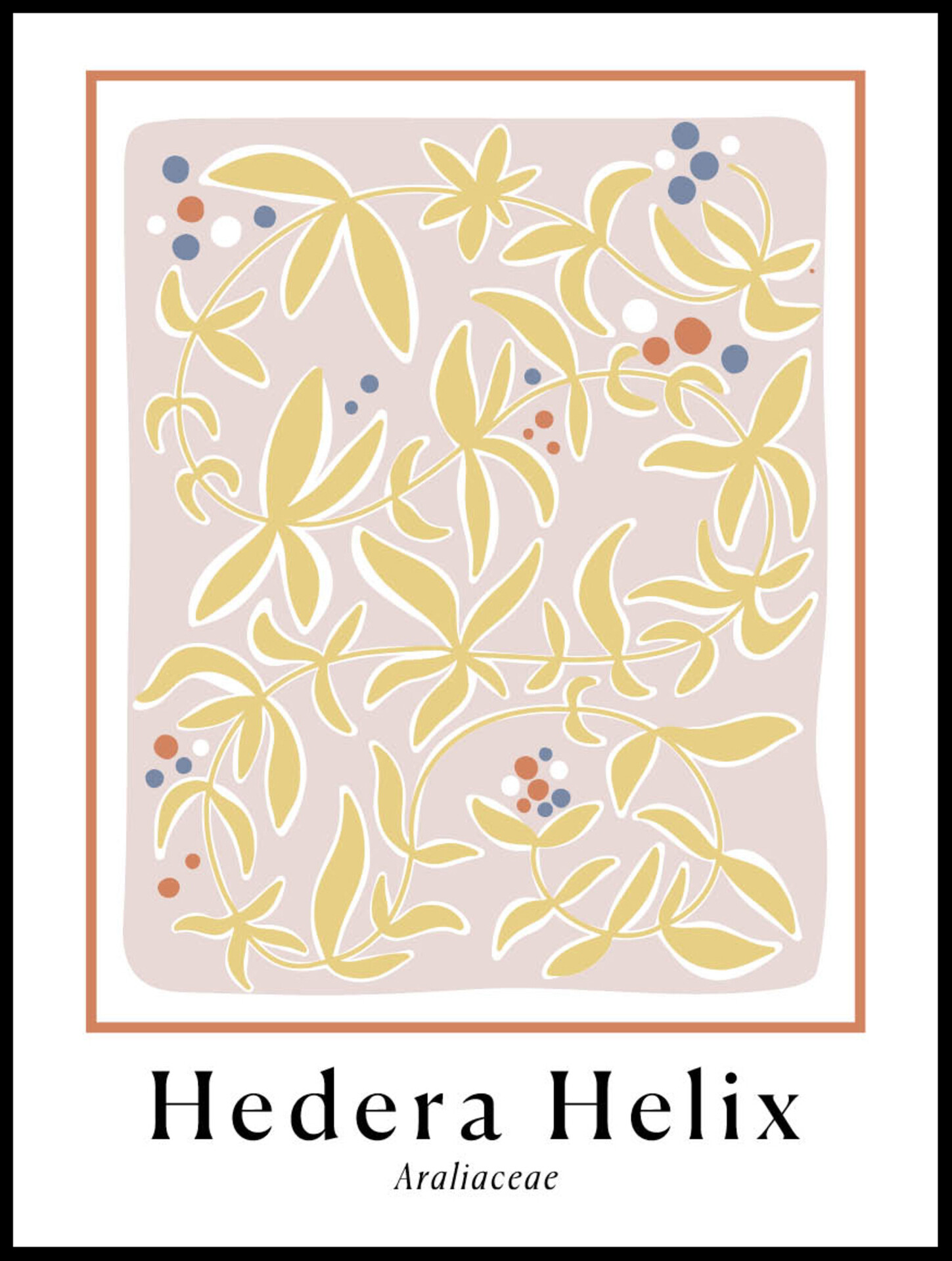 Hedera Helix Pink Poster | Mio