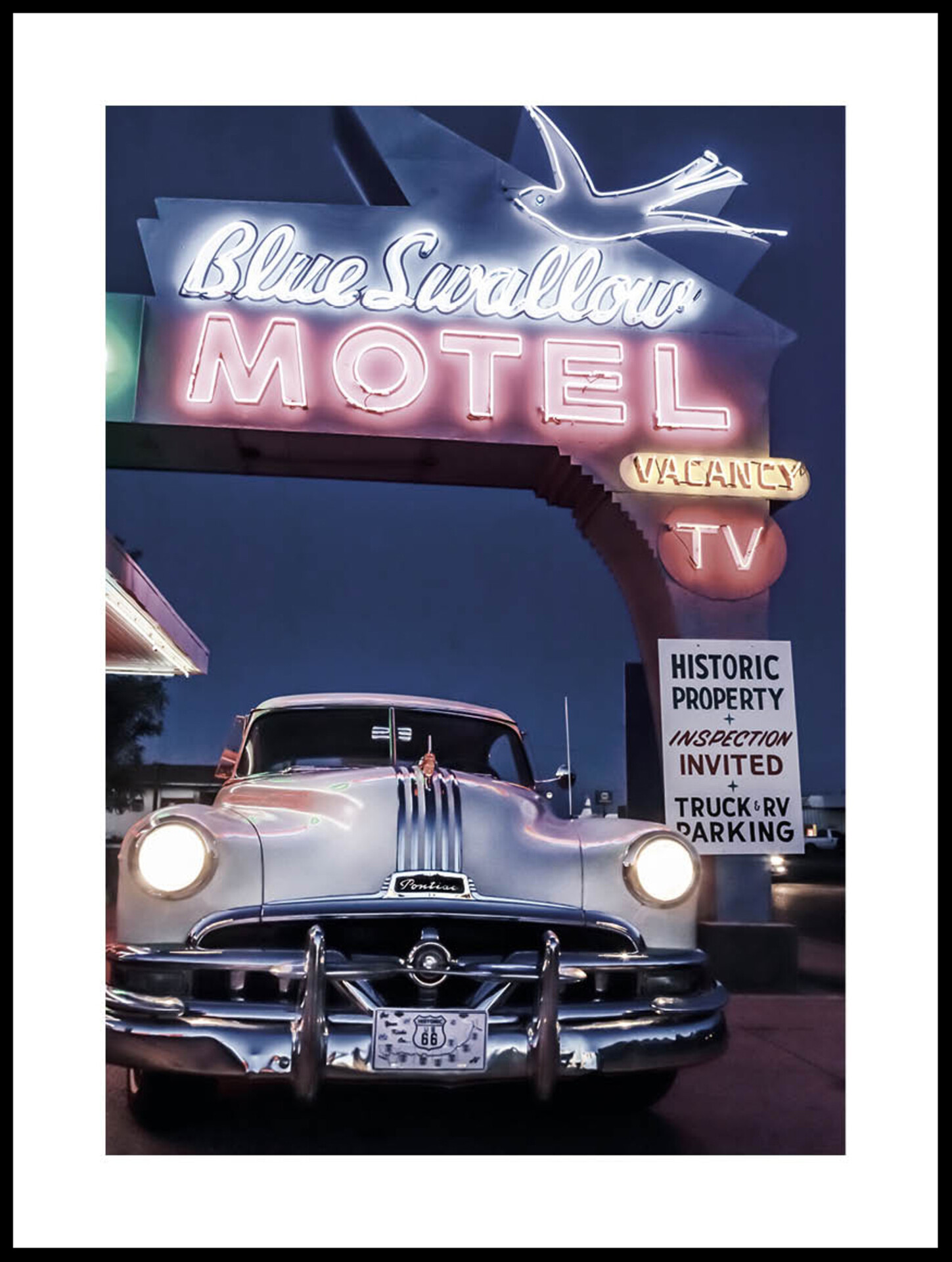 Blue Swallow Motel Poster | Mio