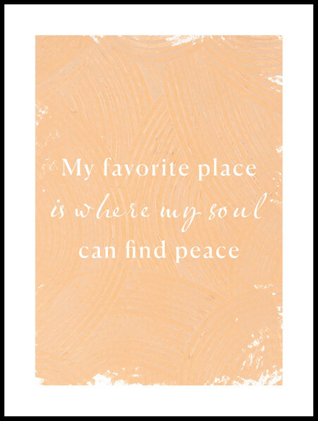 My Favorite Place Poster | Mio