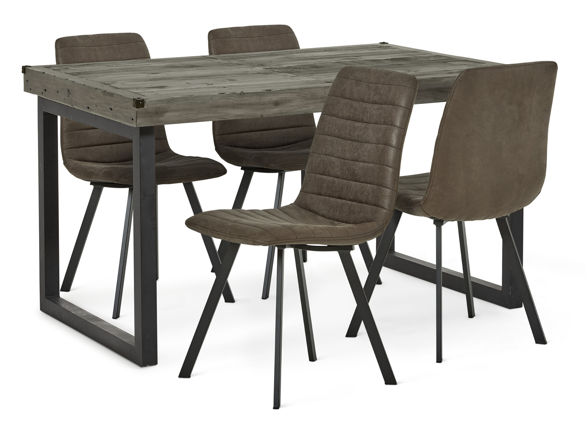 Woodenforge Matgrupp med 4 stolar Santos | Mio