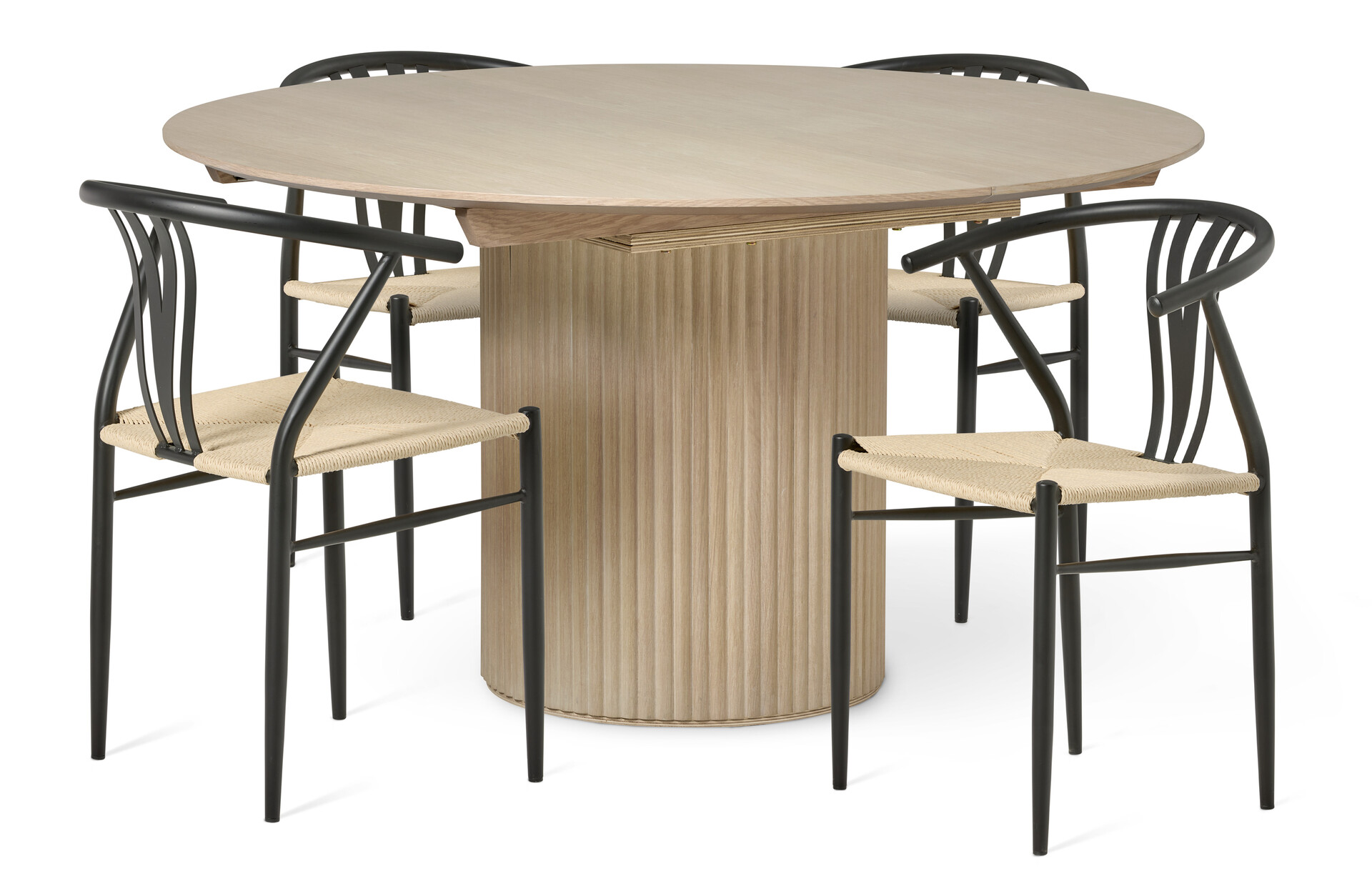 Cord Matgrupp med 4 stolar Yngve | Mio