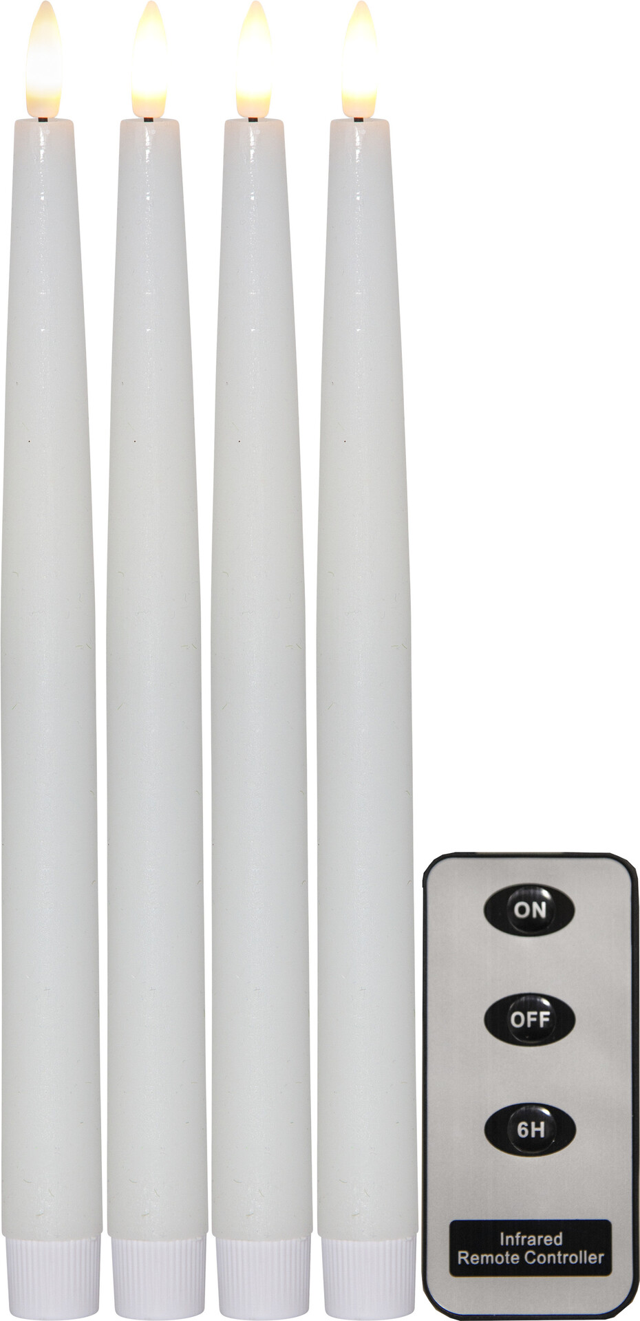 Flamme LED-ljus, H 28,5 cm, timer | Mio