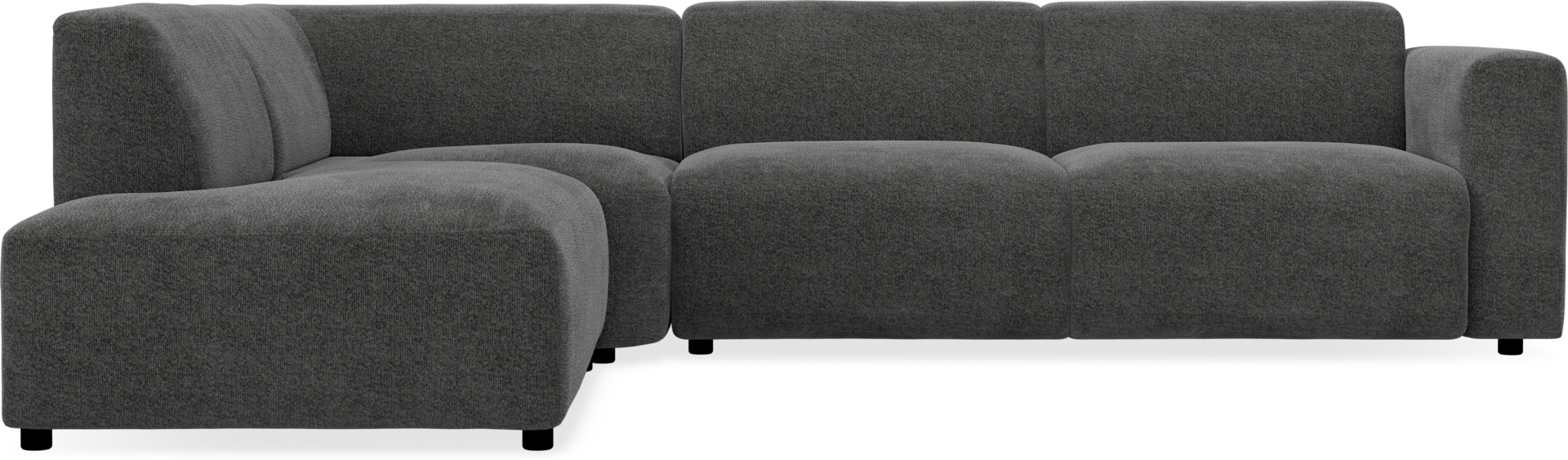Ruby 2-sits soffa med hörn och öppet avslut vänster | Mio