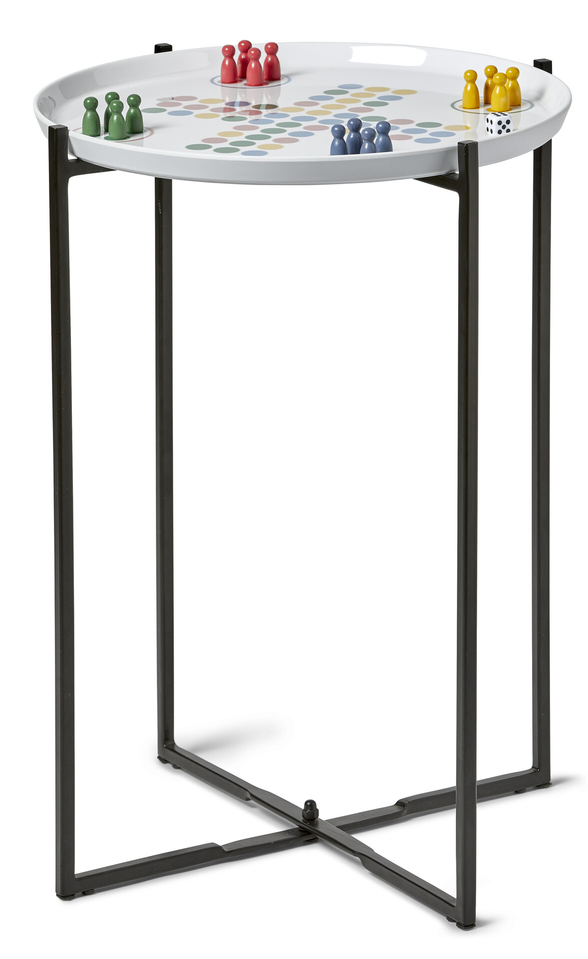 Fia med knuff/Tray Brickbord, Ø 35,5, H 50 cm | Mio