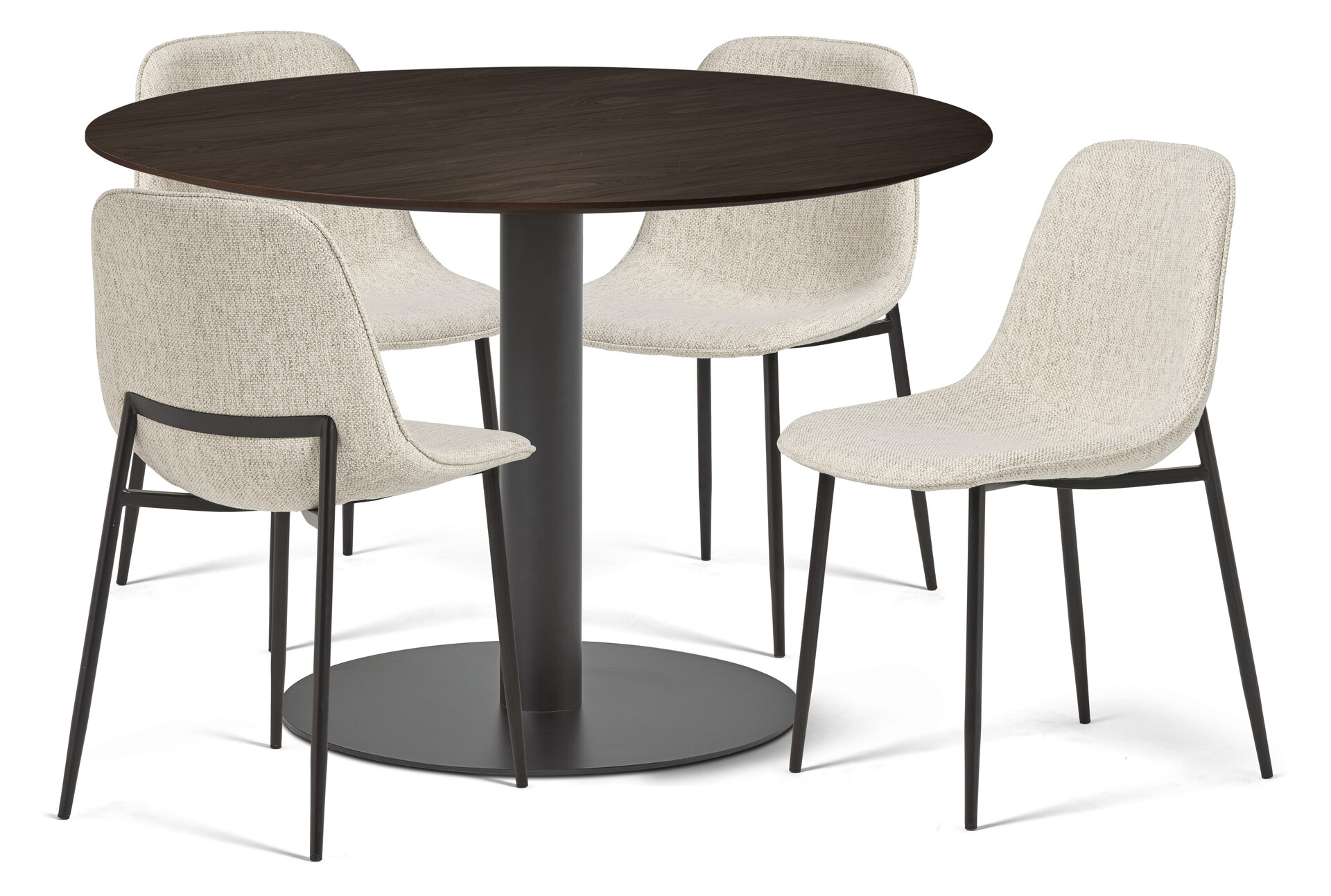 Plaine Matgrupp med 4 stolar Melic | Mio