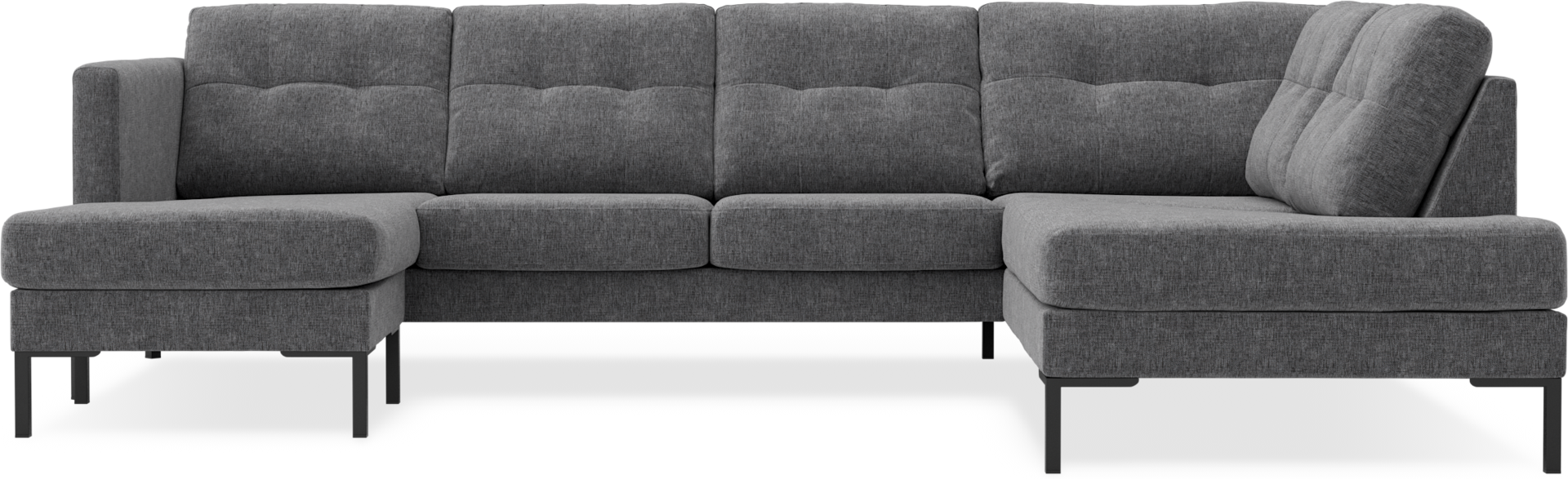 Rio 3-sits soffa med schäslong vänster och divan höger | Mio