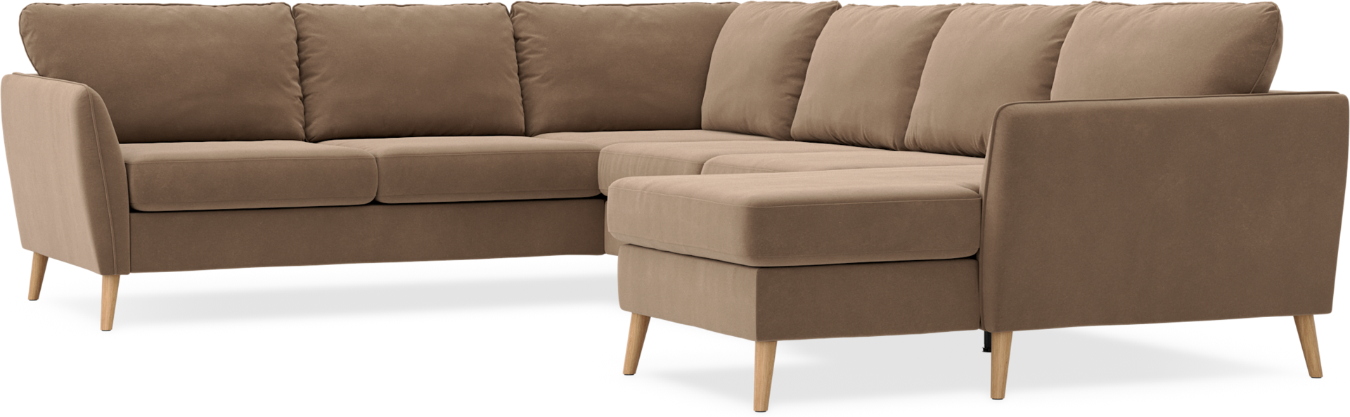 County Hörnsoffa, 2+3-sits med schäslong höger | Mio