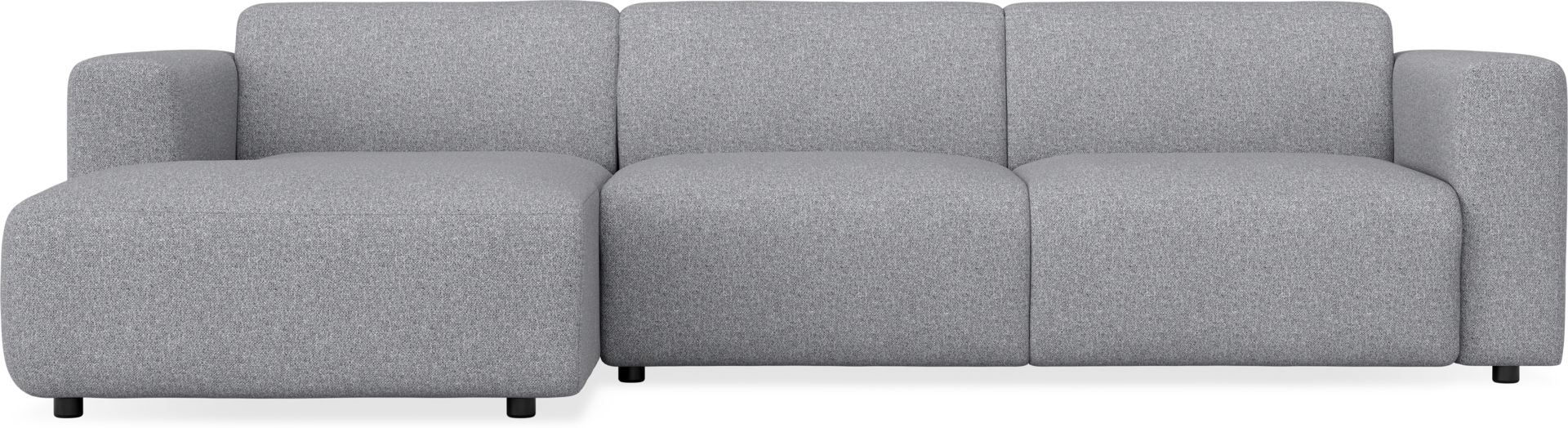 Ruby 2-sits soffa med schäslong vänster | Mio