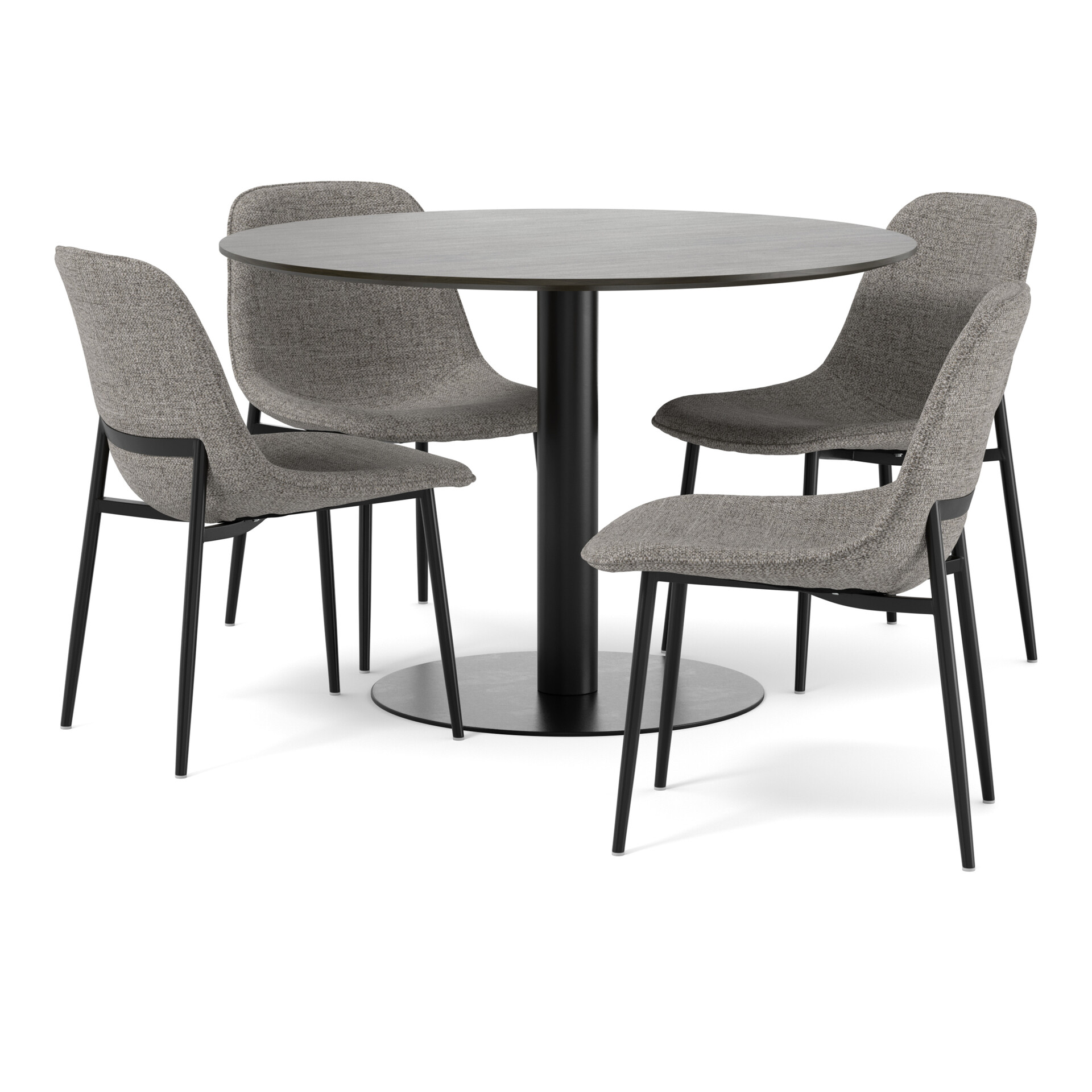 Plaine Matgrupp med 4 stolar Melic | Mio