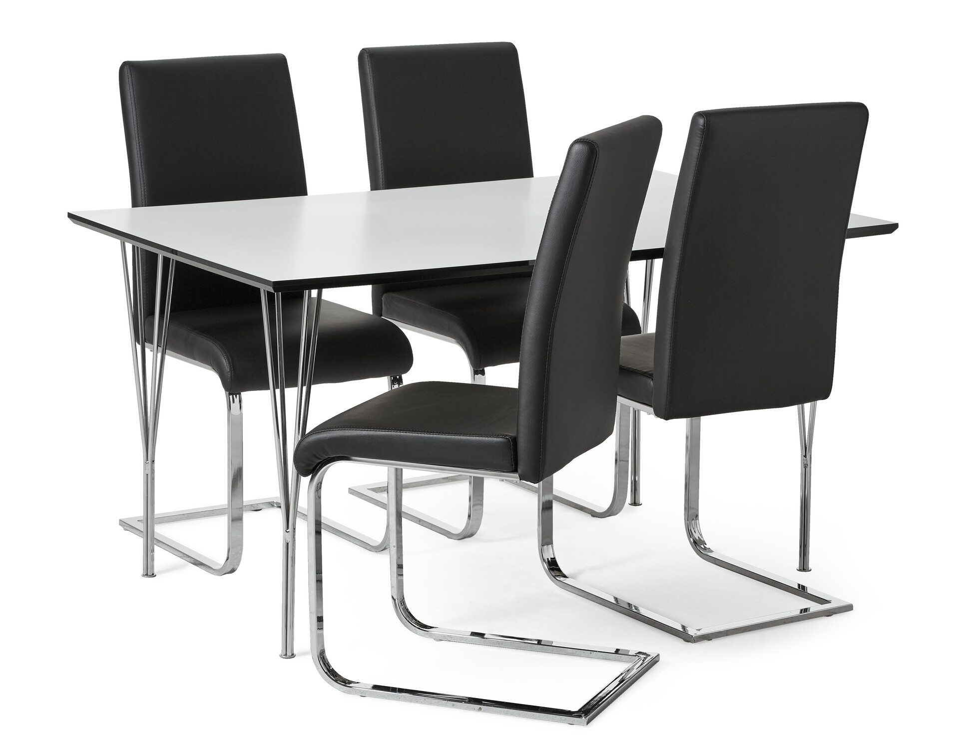 Spencer Matgrupp med 4 stolar Jack | Mio