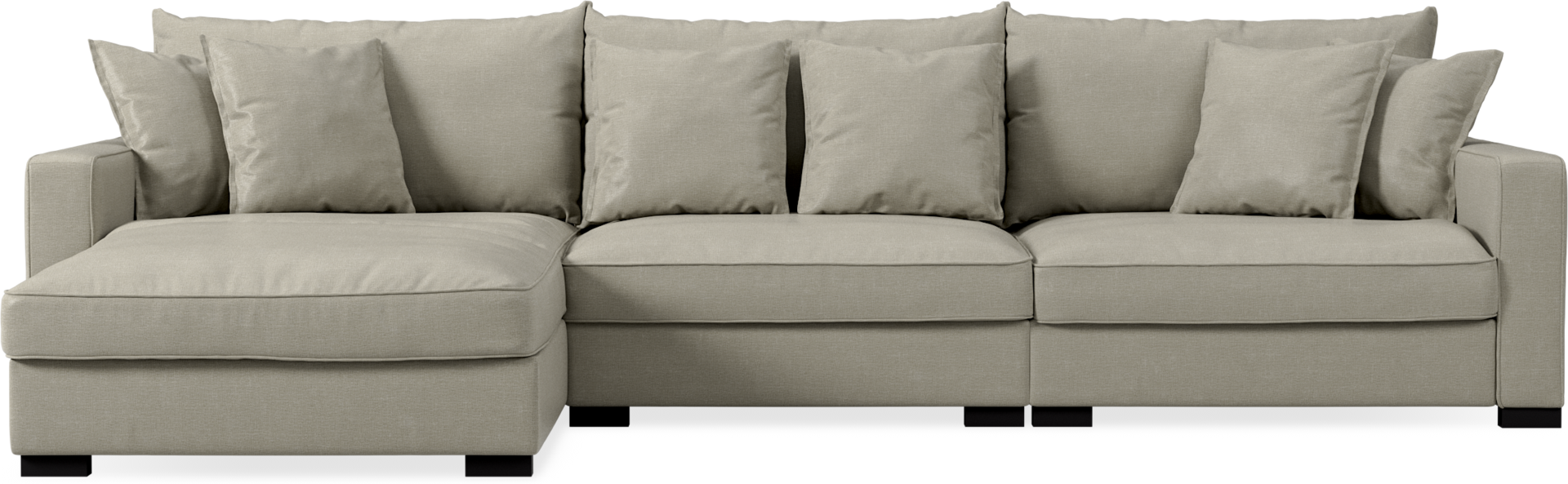 Rossi 3-sits soffa med schäslong vänster | Mio