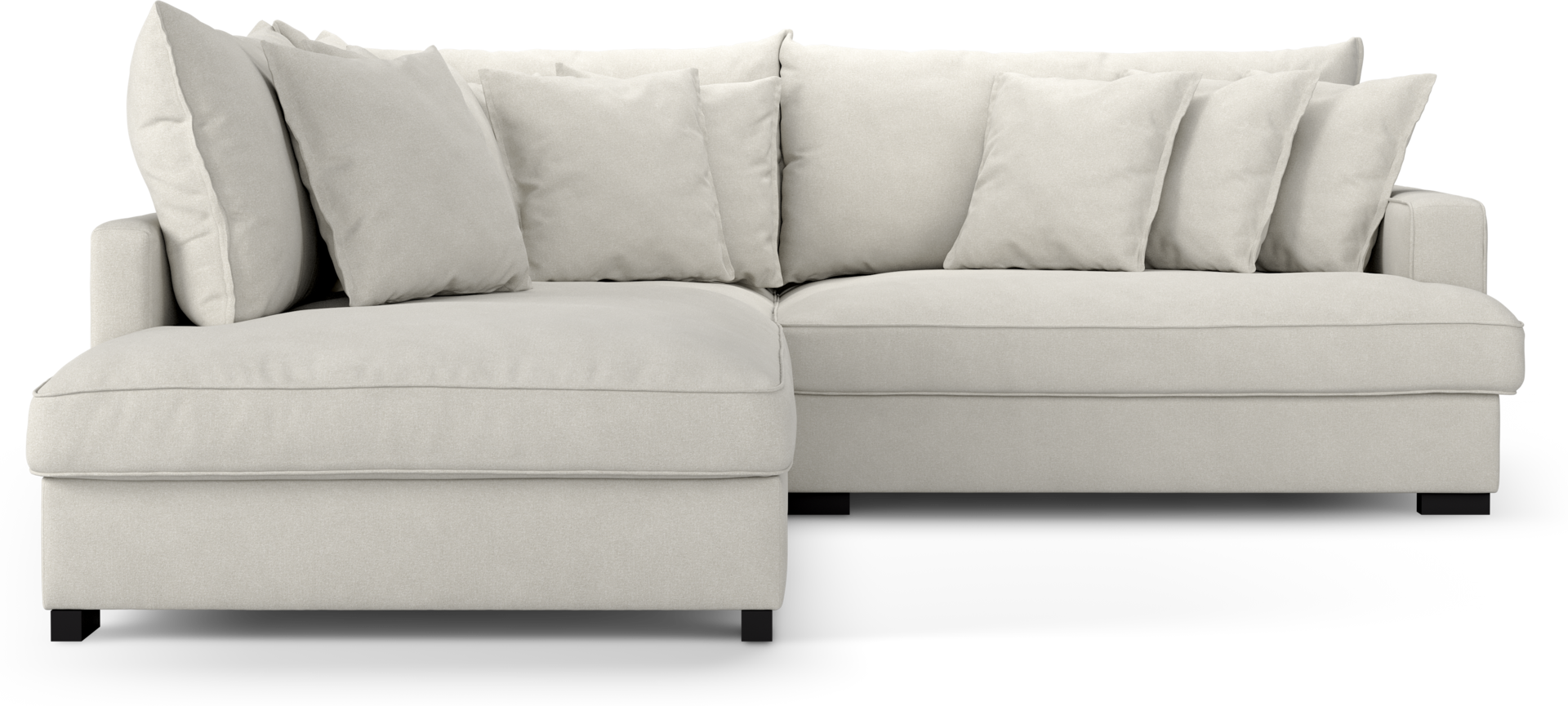 Rossi 2-sits soffa med divan vänster | Mio