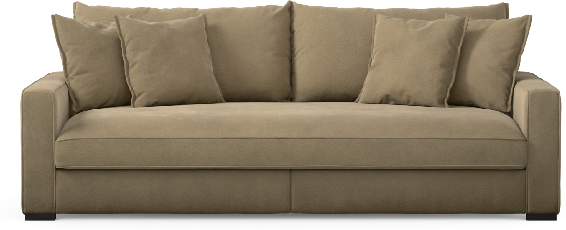 Rossi 3-sits soffa, hel dyna | Mio