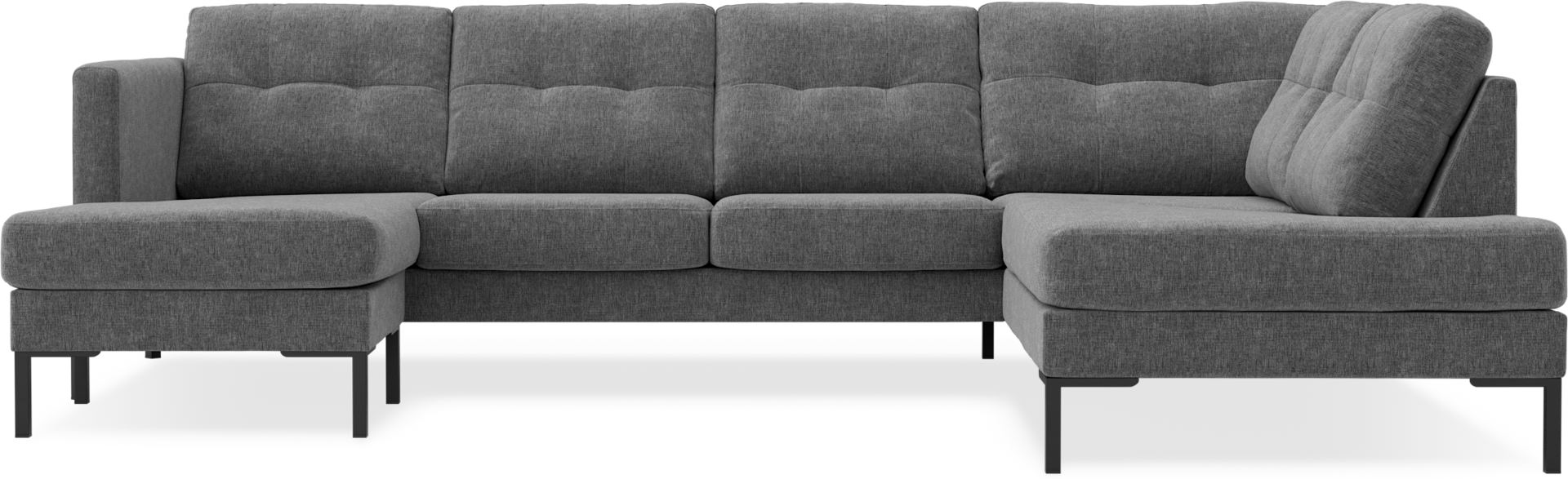 Rio 3-sits soffa med schäslong vänster och divan höger | Mio