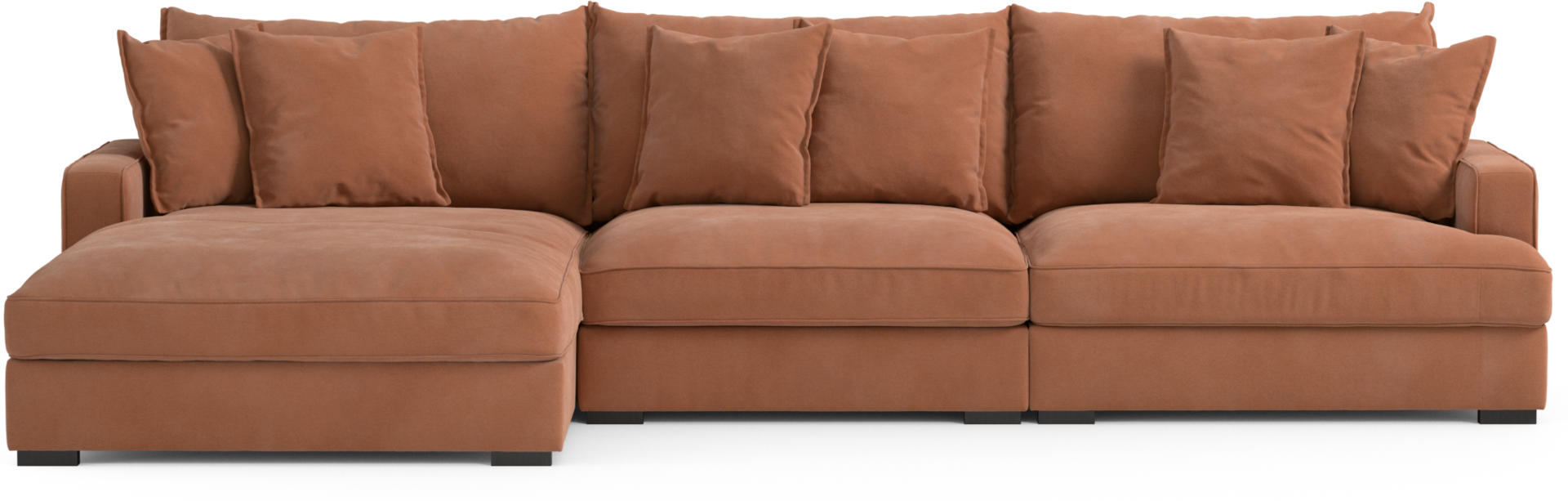 Rossi 3-sits soffa med schäslong vänster | Mio