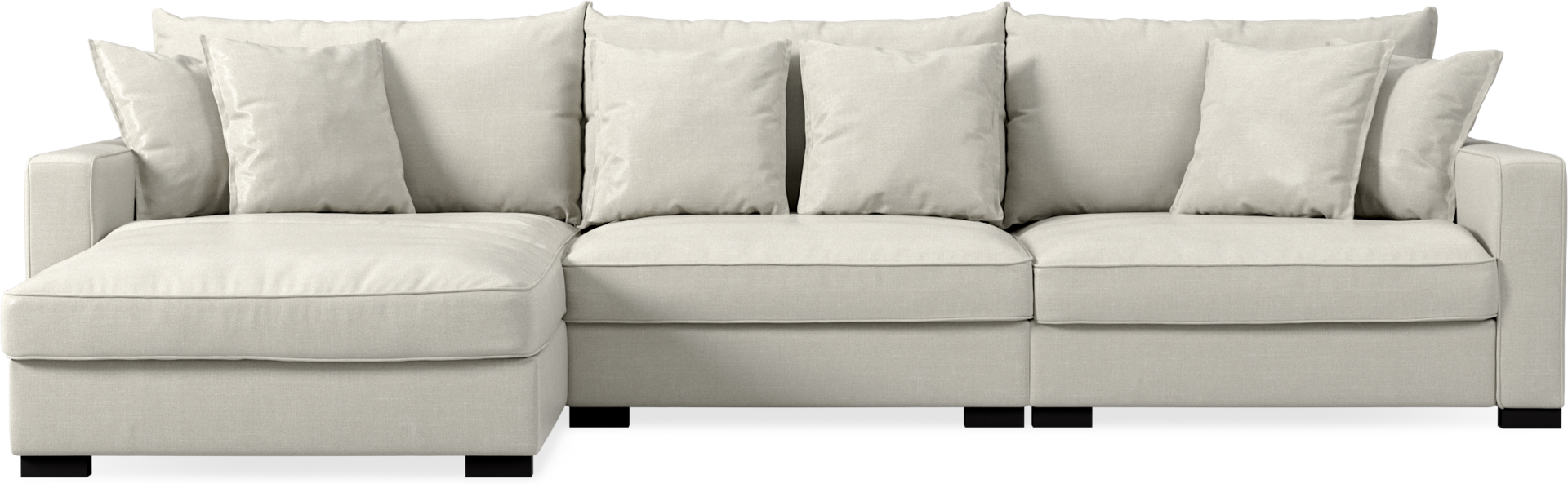 Rossi 3-sits soffa med schäslong vänster | Mio