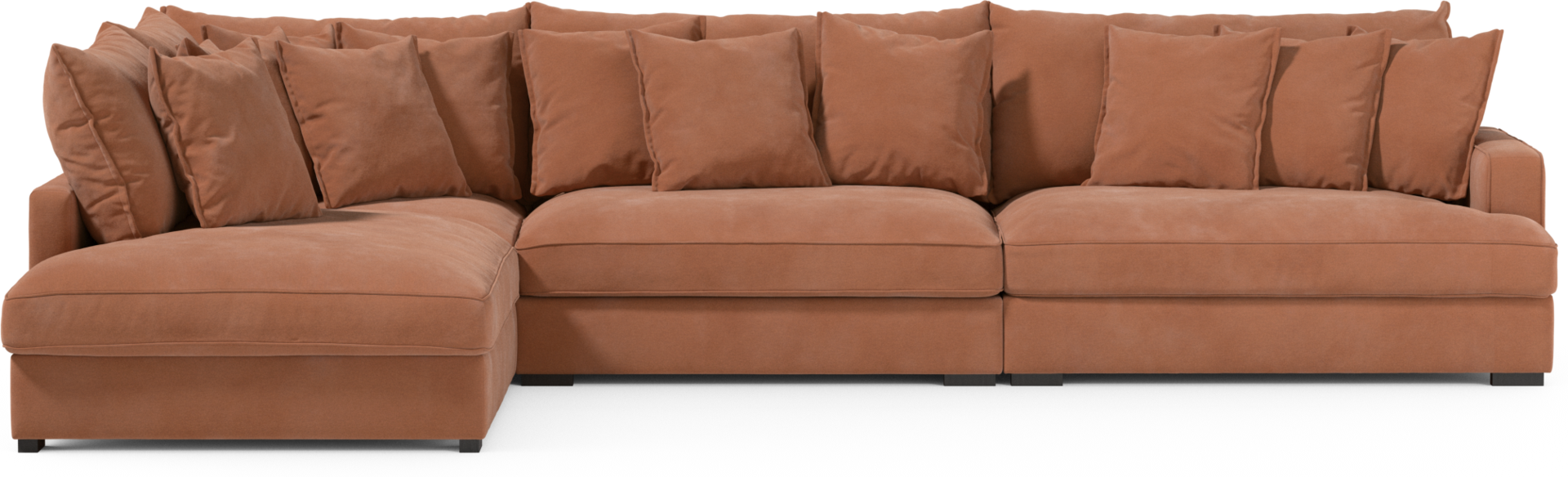 Rossi 4-sits soffa med divan vänster | Mio