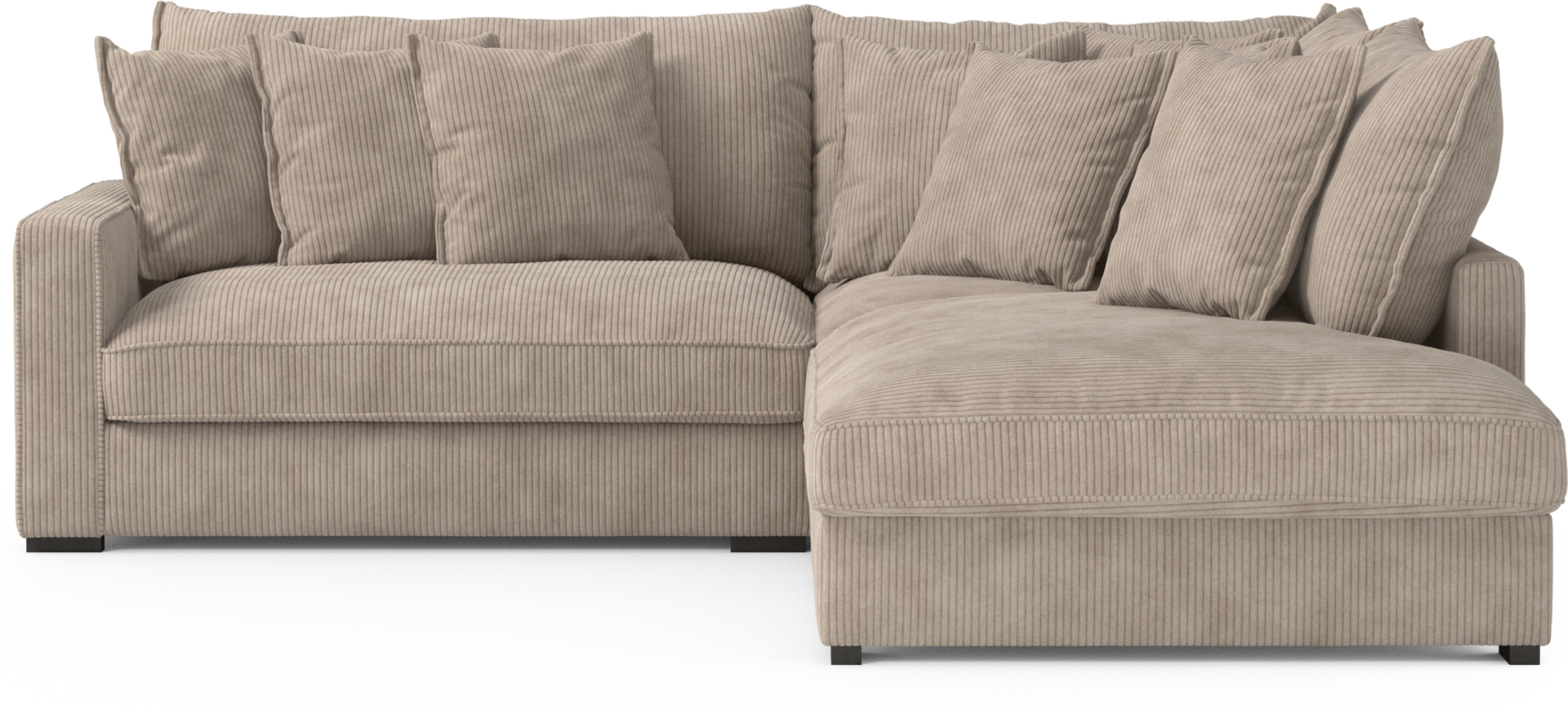 Rossi 2-sits soffa med divan höger | Mio