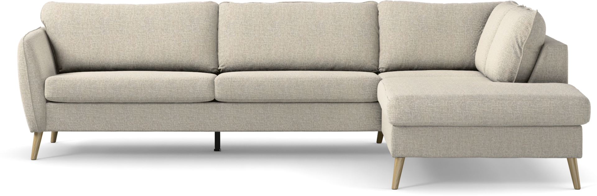 County 2,5-sits soffa med divan höger | Mio