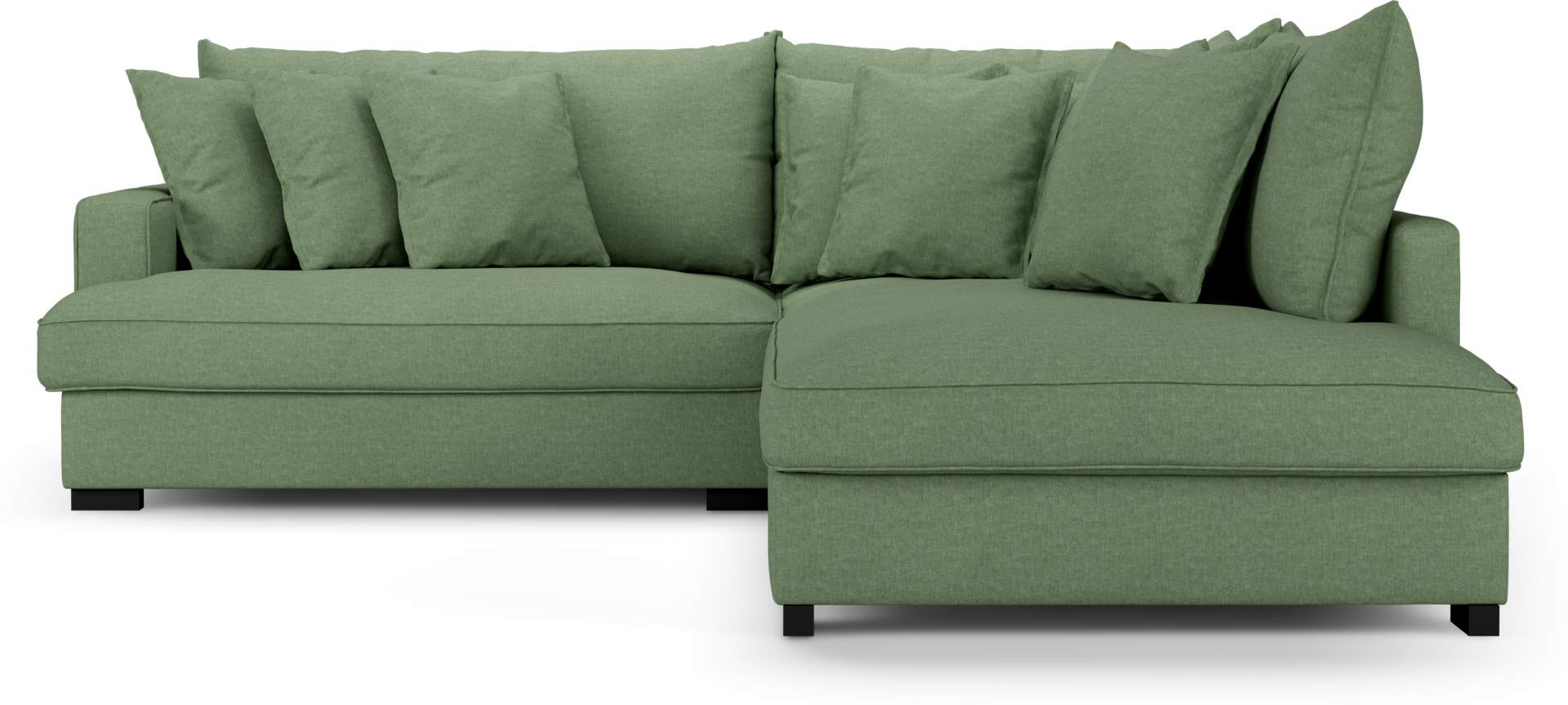 Rossi 2-sits soffa med divan höger | Mio