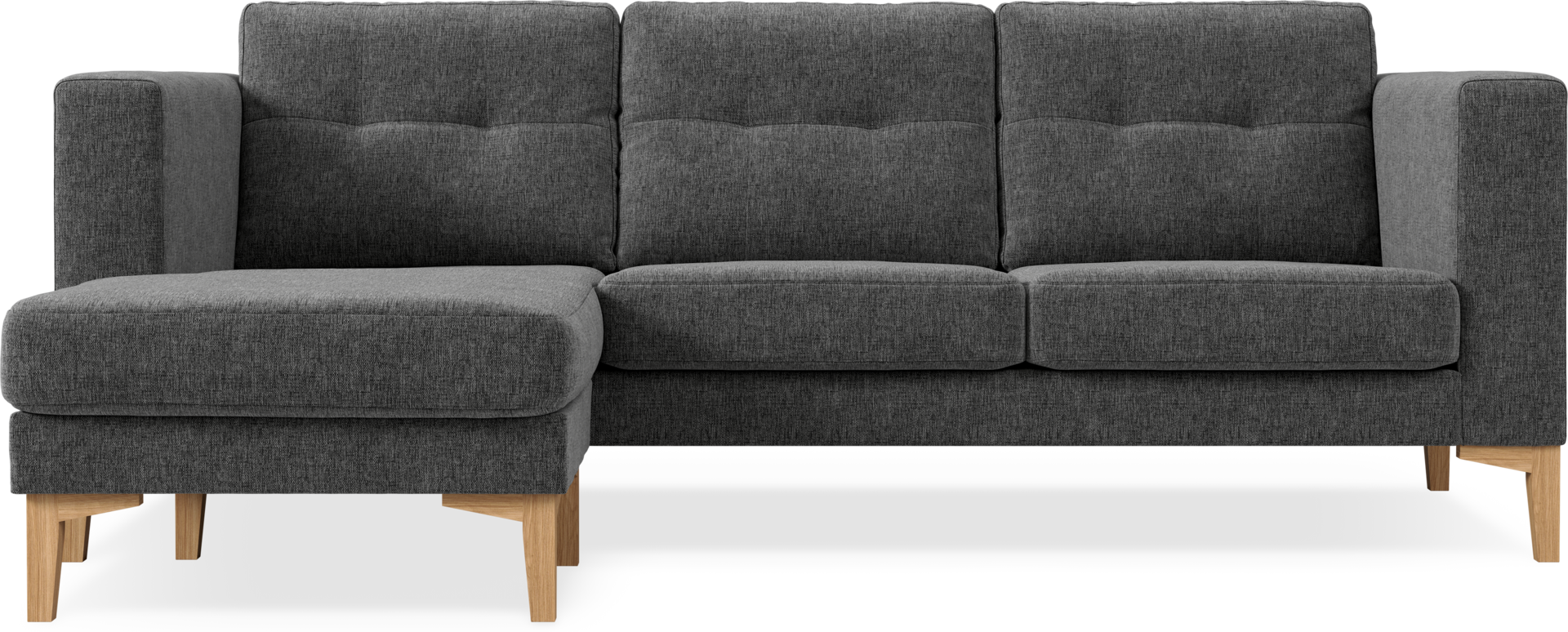 Rio 3-sits soffa med schäslong vänster | Mio