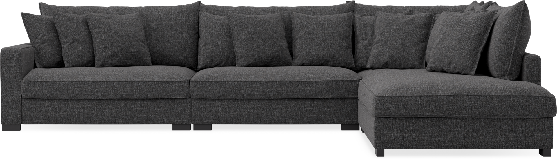 Rossi 4-sits soffa med divan höger | Mio