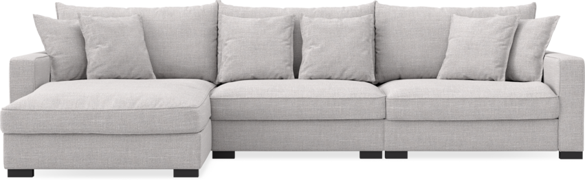 Rossi 3-sits soffa med schäslong vänster | Mio