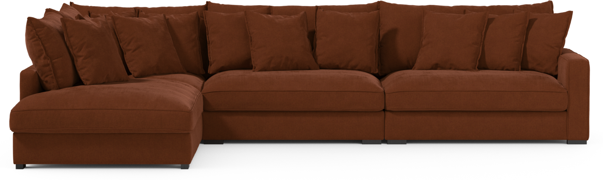Rossi 4-sits soffa med divan vänster | Mio