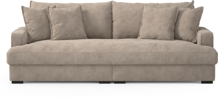 Rossi 3-sits soffa, hel dyna | Mio