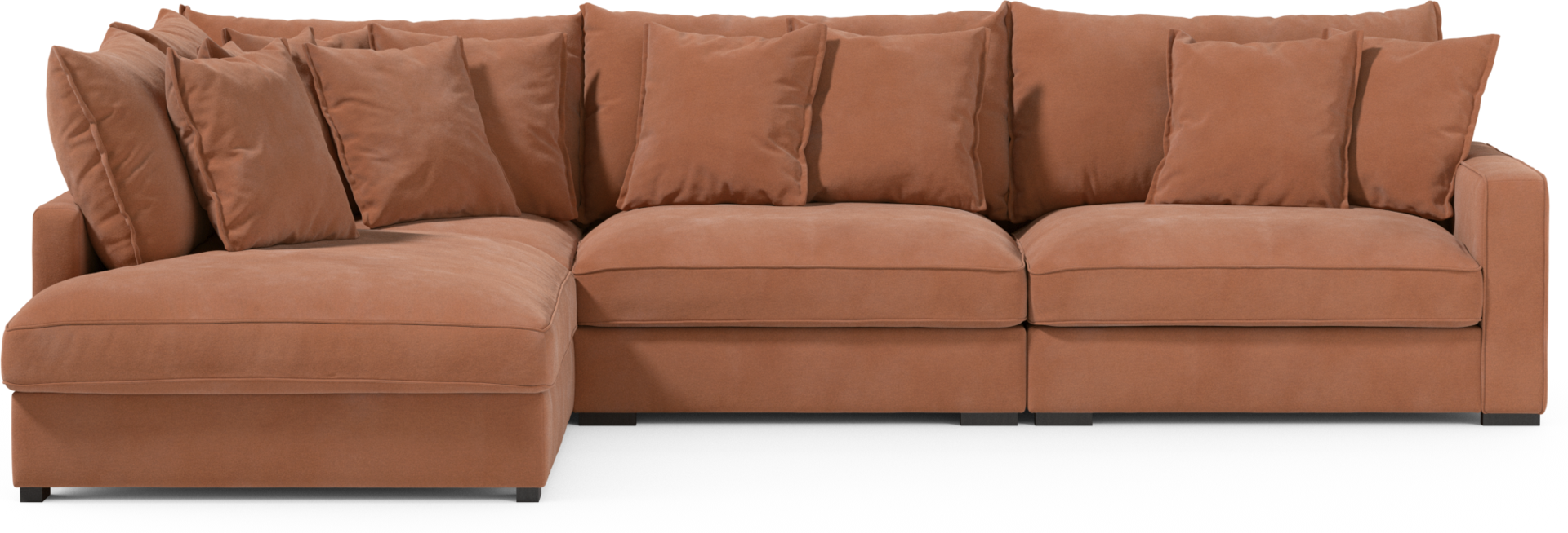 Rossi 3-sits soffa med divan vänster | Mio