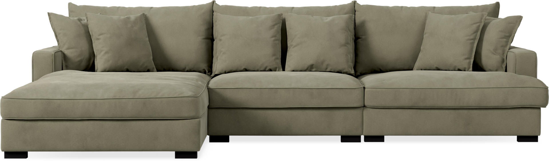 Rossi 3-sits soffa med schäslong vänster | Mio